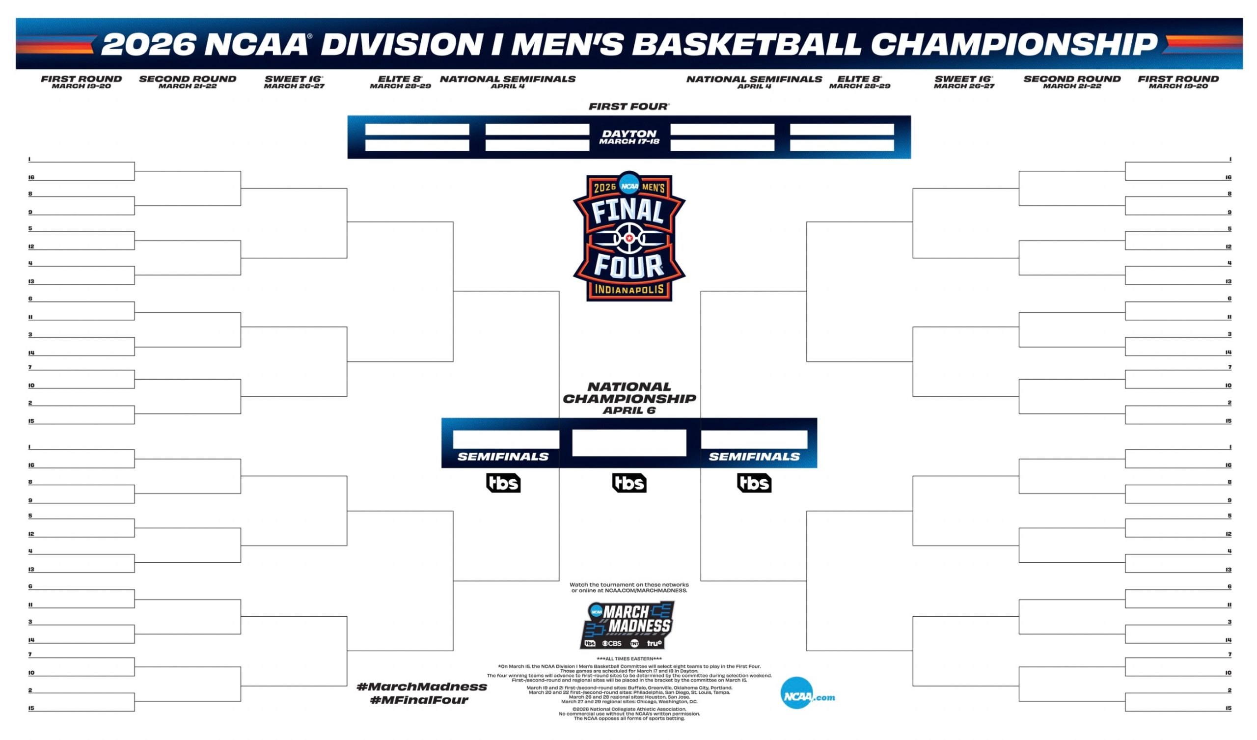 When Does March Madness Start? A Guide to the NCAA Tournament Schedule ...